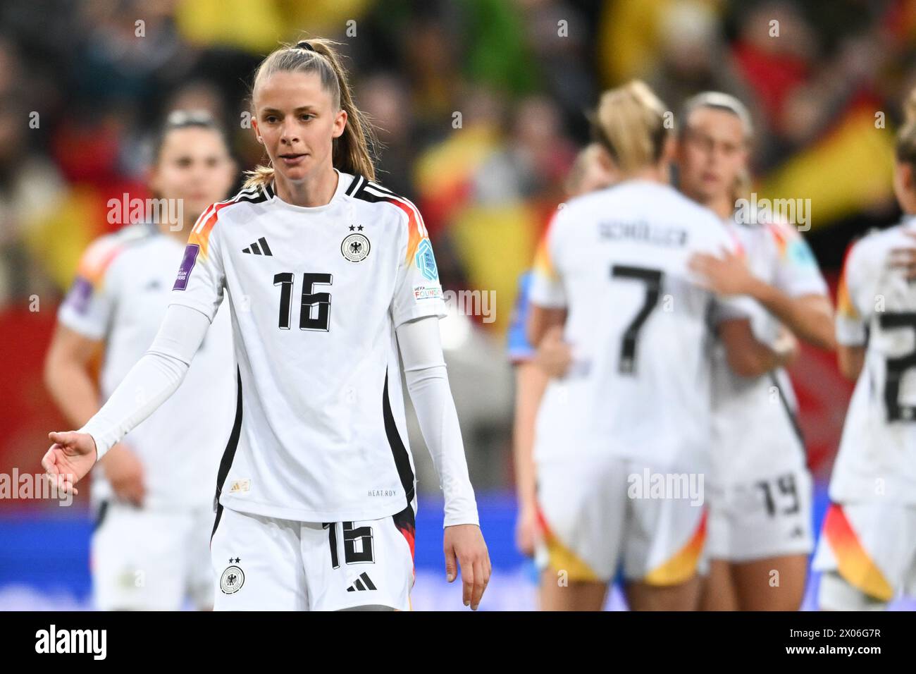 Aachen, Germany. 09th Apr, 2024. Soccer, Women: European Championship ...