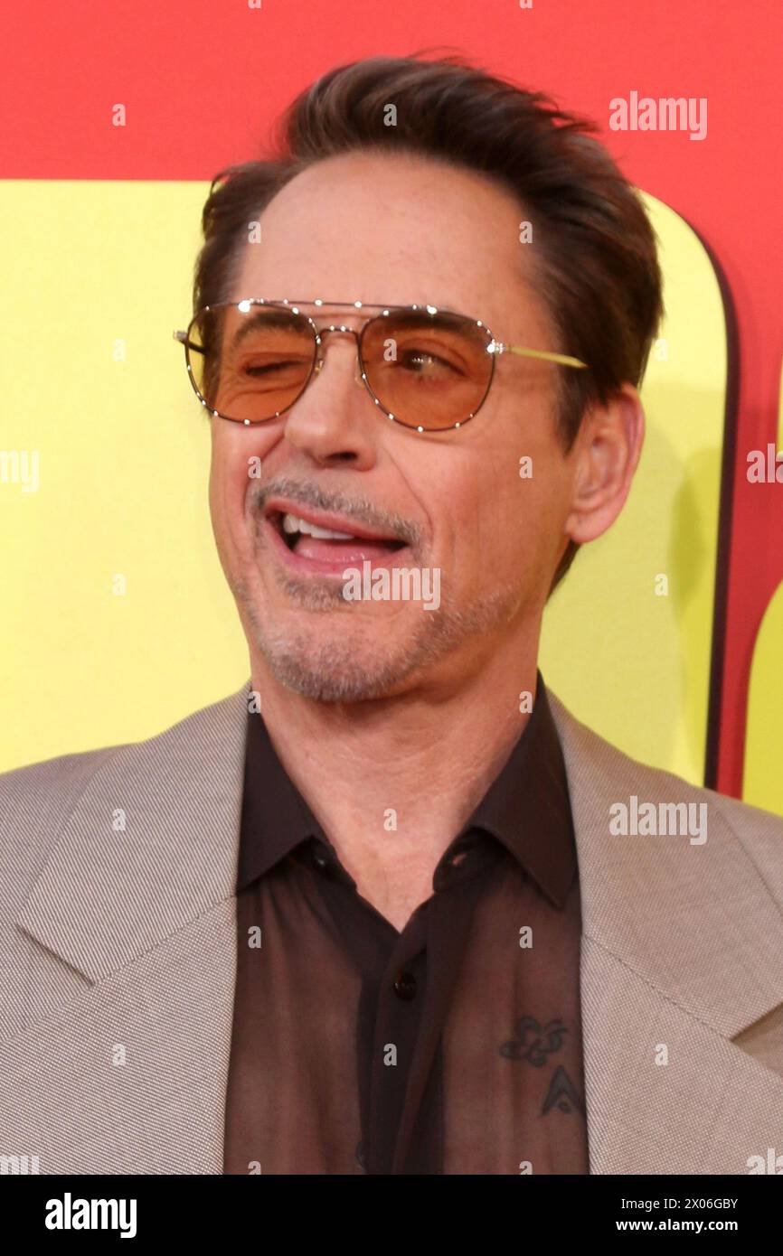April 9, 2024, Los Angeles, Ca, USA: LOS ANGELES - APR 9: Robert Downey ...