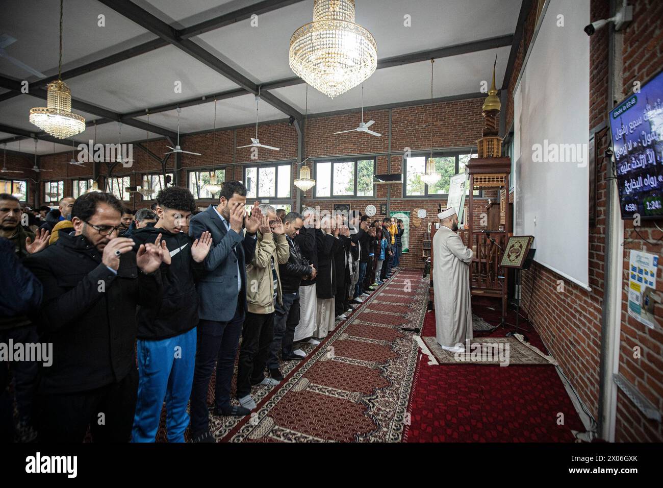 Milano, Italia. 10th Apr, 2024. Nella foto L' Imam Baraà El ...