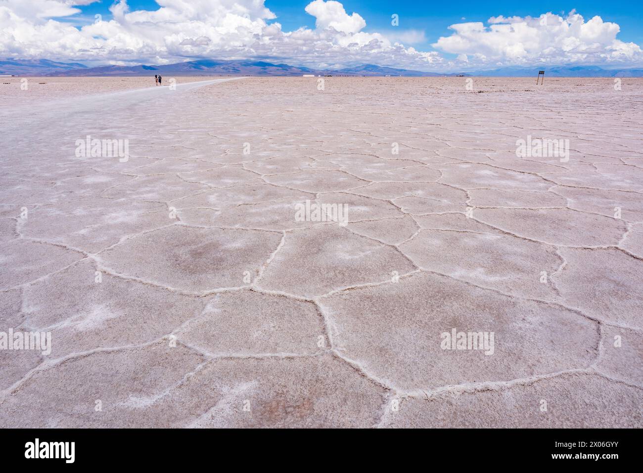 The Salinas Grandes Salt Flats, Salta/jujuy Province, Argentina Stock ...
