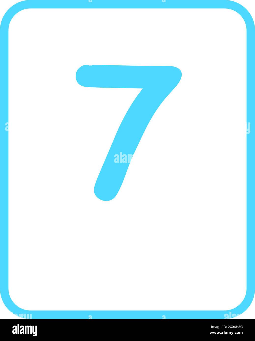 Flashcard Numbers for Kids. Flashcard for homeschool, Kindergarten and ...