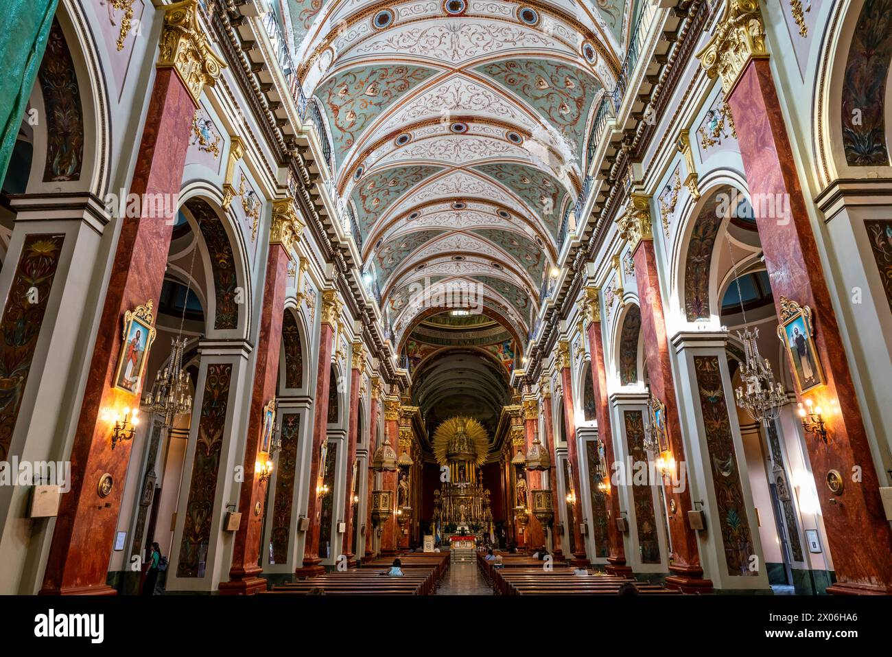 The Interior of The Catedral Basilica de Salta, (The Cathedral of Salta ...