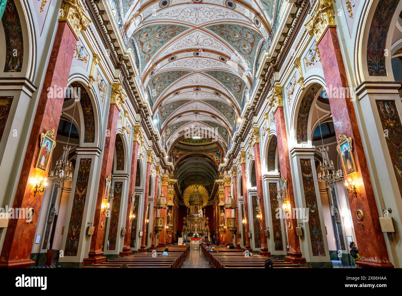 The Interior of The Catedral Basilica de Salta, (The Cathedral of Salta ...