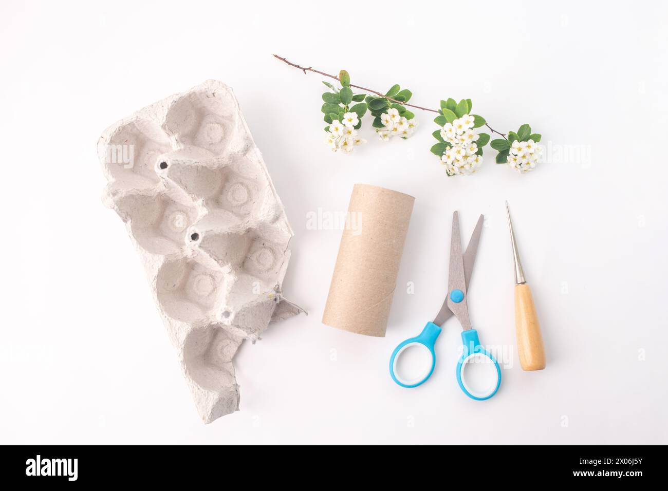 materials for crafts, how to make a sheep toy with flowers, step by ...
