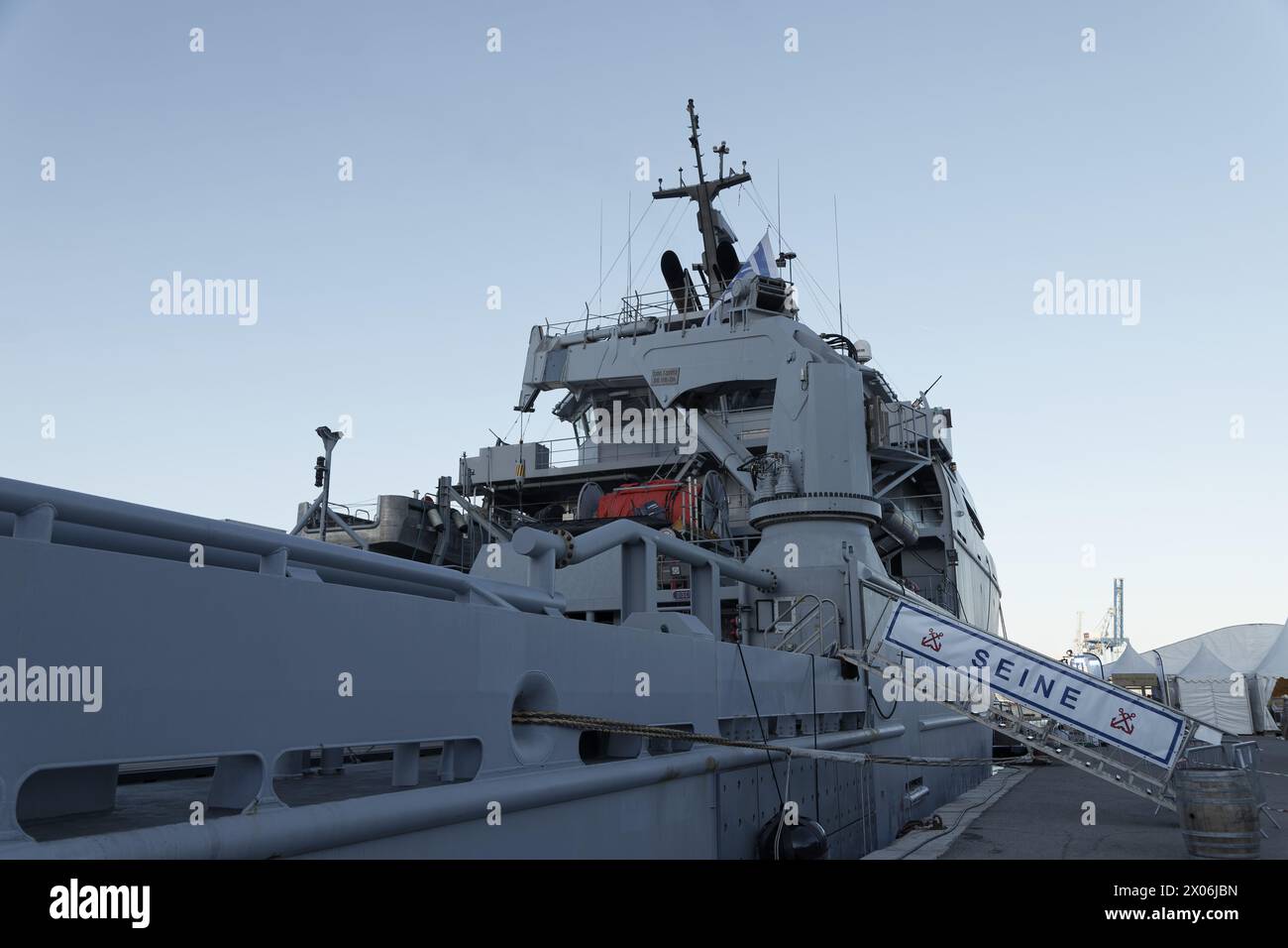 Sete, France.16th April, 2022.The tugboat “La Seine”, a multi-purpose ...