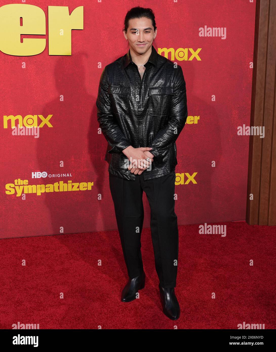 Los Angeles, USA. 09th Apr, 2024. Sebastian Amoruso arrives at the HBO ...