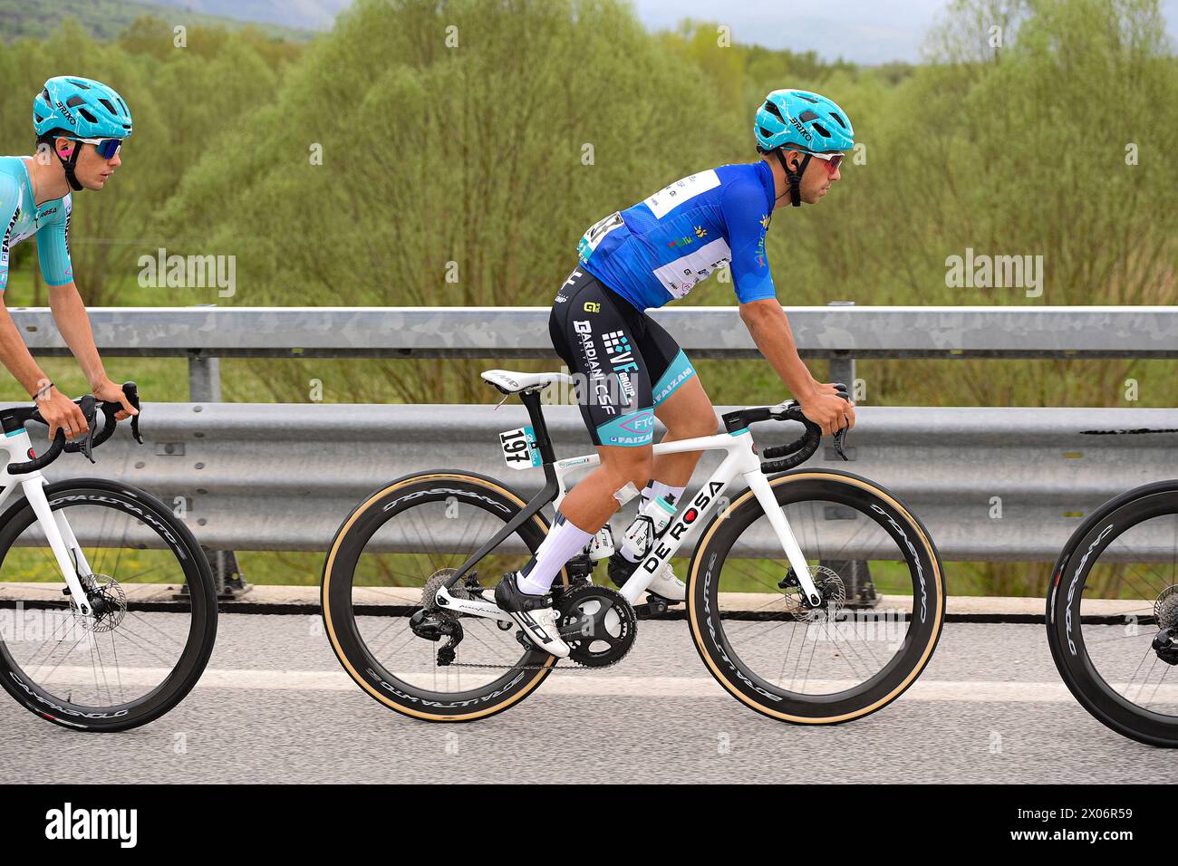 Alanno, Italia. 10th Apr, 2024. Enrico Zanoncello (VF Group-Bardiani ...