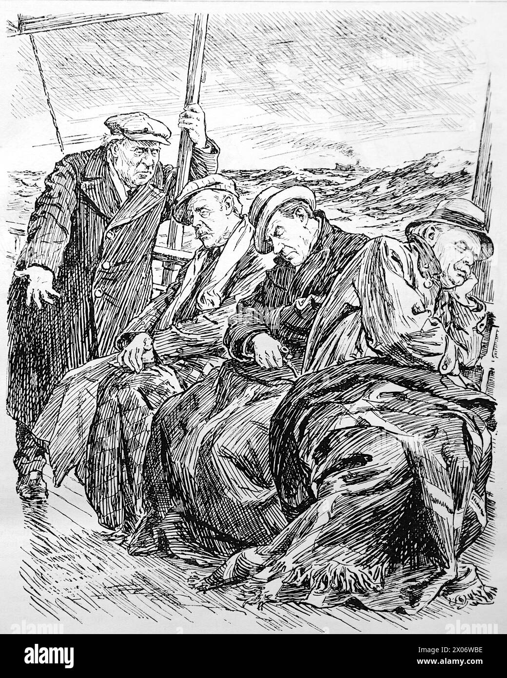 Mid-Channel Qualms, signature indistinct, 9 July 1924. Four former ...