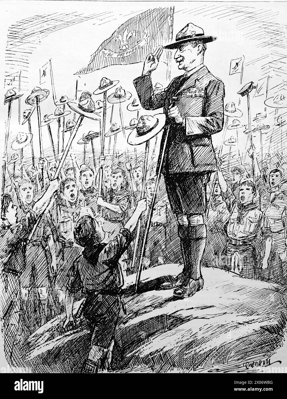 The League of Youth by Leonard Raven Hill, 30 July 1924, referring to ...