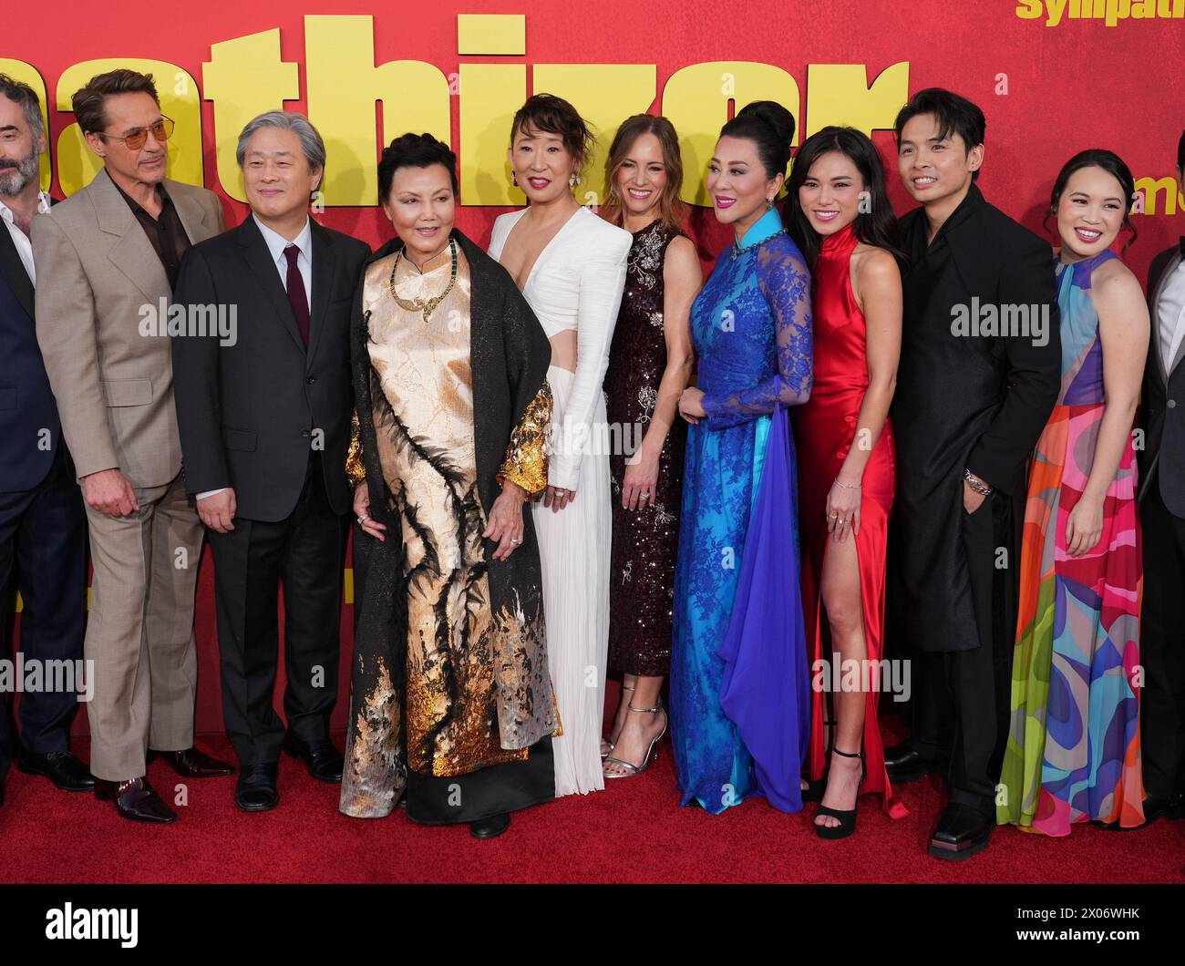 (L-R) THE SYMPATHIZER Cast & Crew - Robert Downey Jr., Park Chan-wook ...
