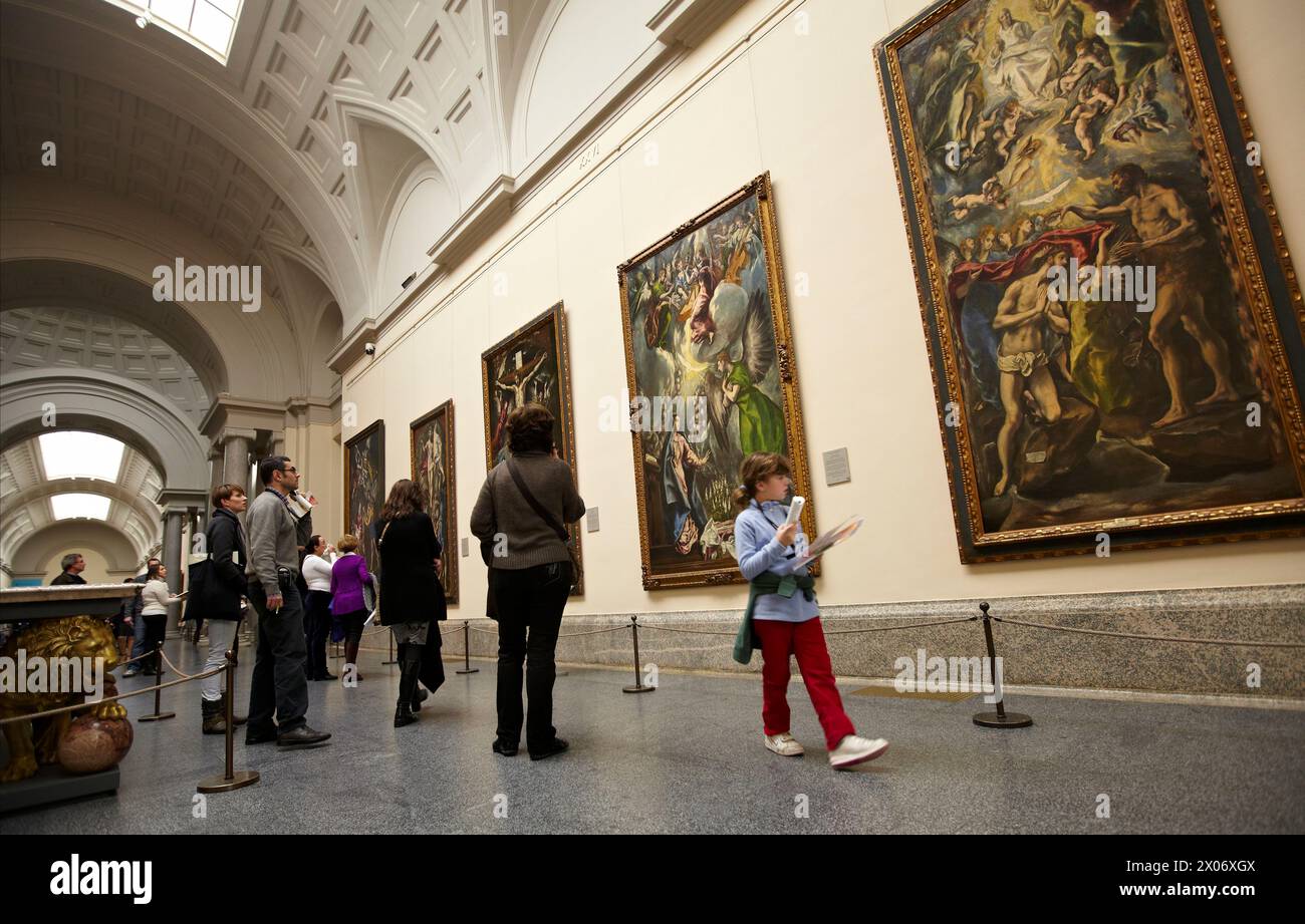 El Greco paintings, Prado Museum, Madrid, Spain Stock Photo - Alamy