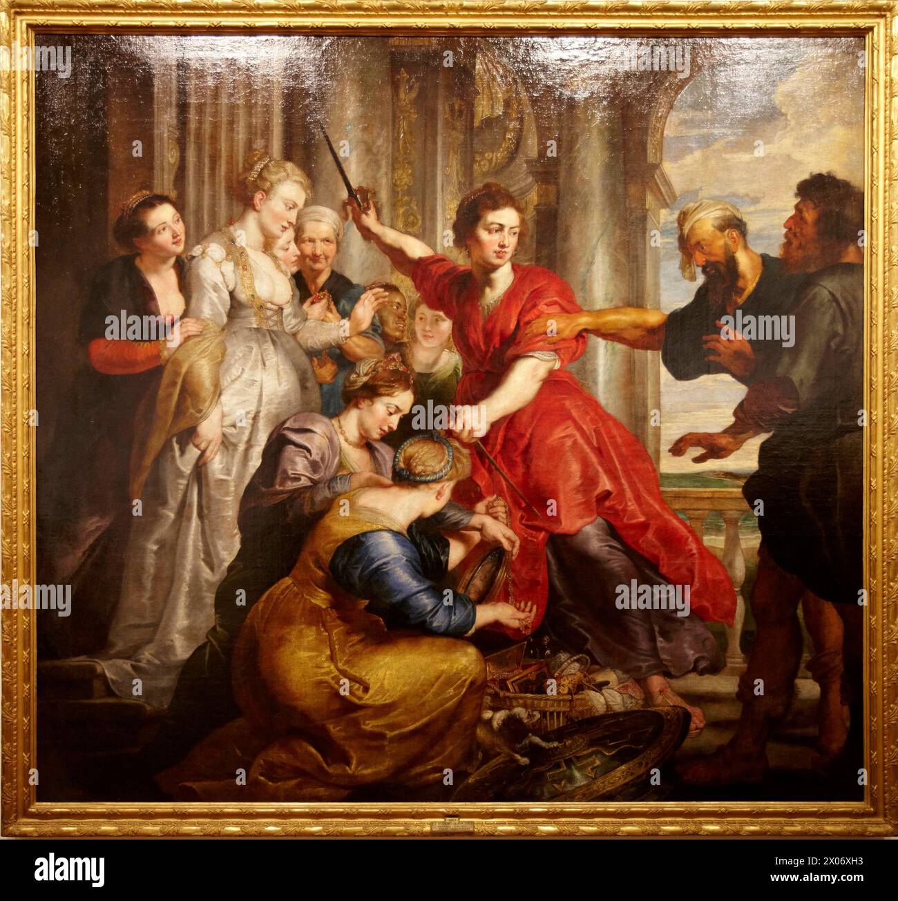 Achilles Discovered by Ulysses and Diomedes, painting by Rubens, Prado Museum, Madrid, Spain ...