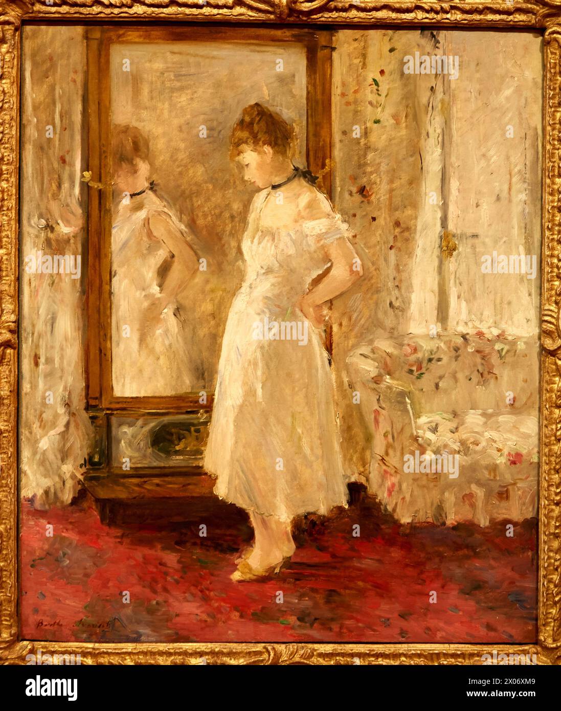 "The Psyche mirror", 1876, Berthe Morisot, Thyssen-Bornemisza Museum ...