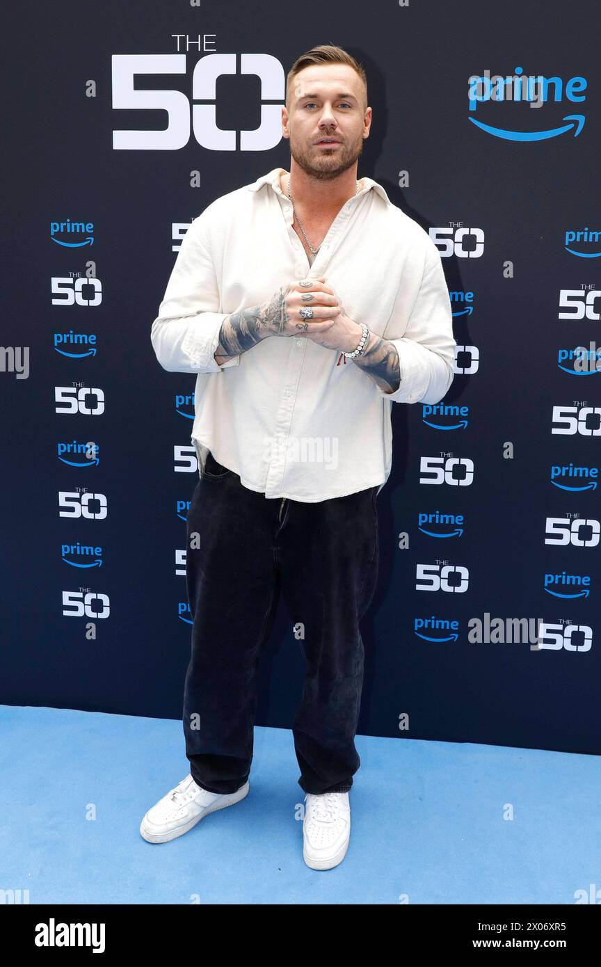 Chris Broy beim Photocall zur Amazon Prime Video Reality-Show The 50 in ...