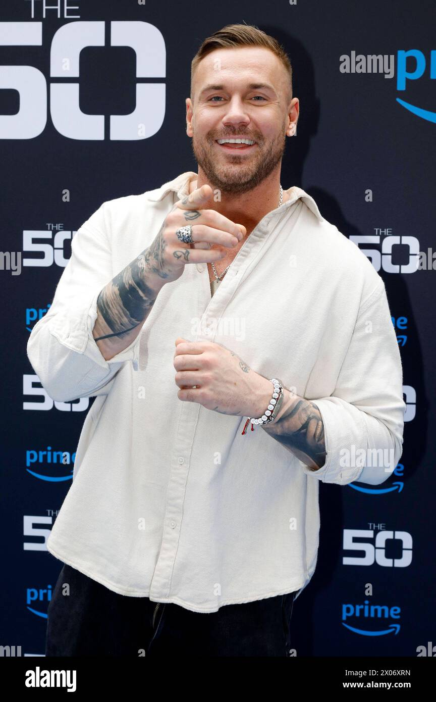 Chris Broy beim Photocall zur Amazon Prime Video Reality-Show The 50 in ...
