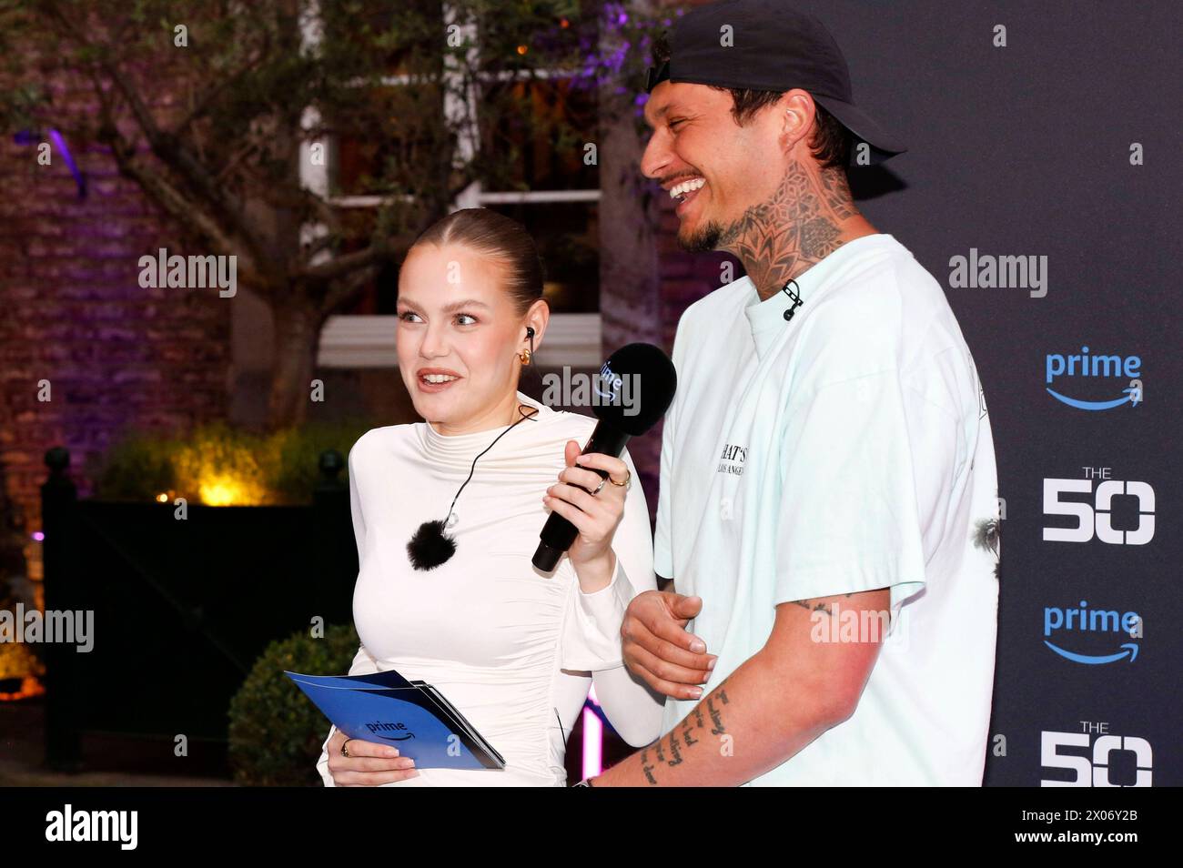 Laura Abla und Yasin Mohamed beim Photocall zur Amazon Prime Video ...