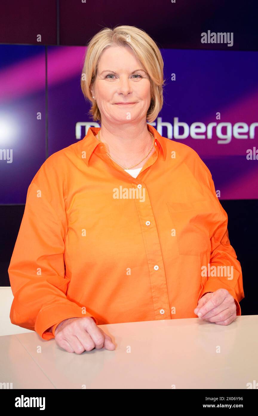 Susanne Gaschke in der ARD-Talkshow maischberger im Studio Berlin ...