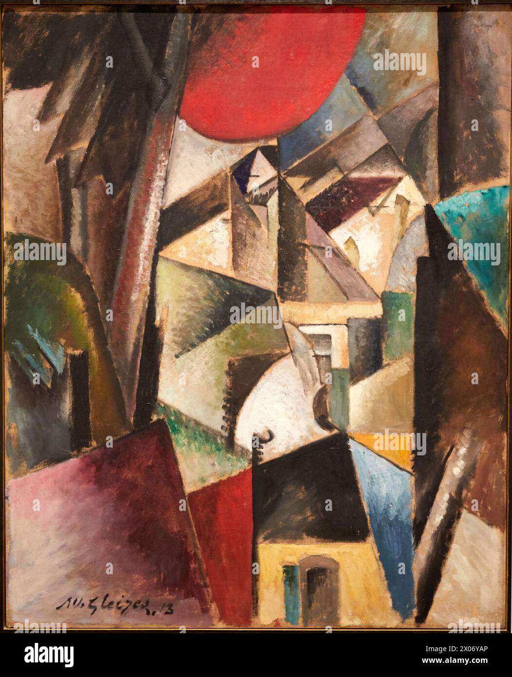 Landscape with Mill, 1913, Albert Gleizes, Museo Nacional Centro de ...