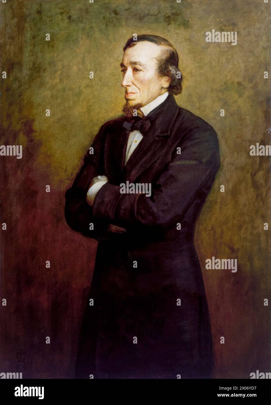 Benjamin Disraeli, 1st Earl of Beaconsfield (1804-1881), twice Prime ...
