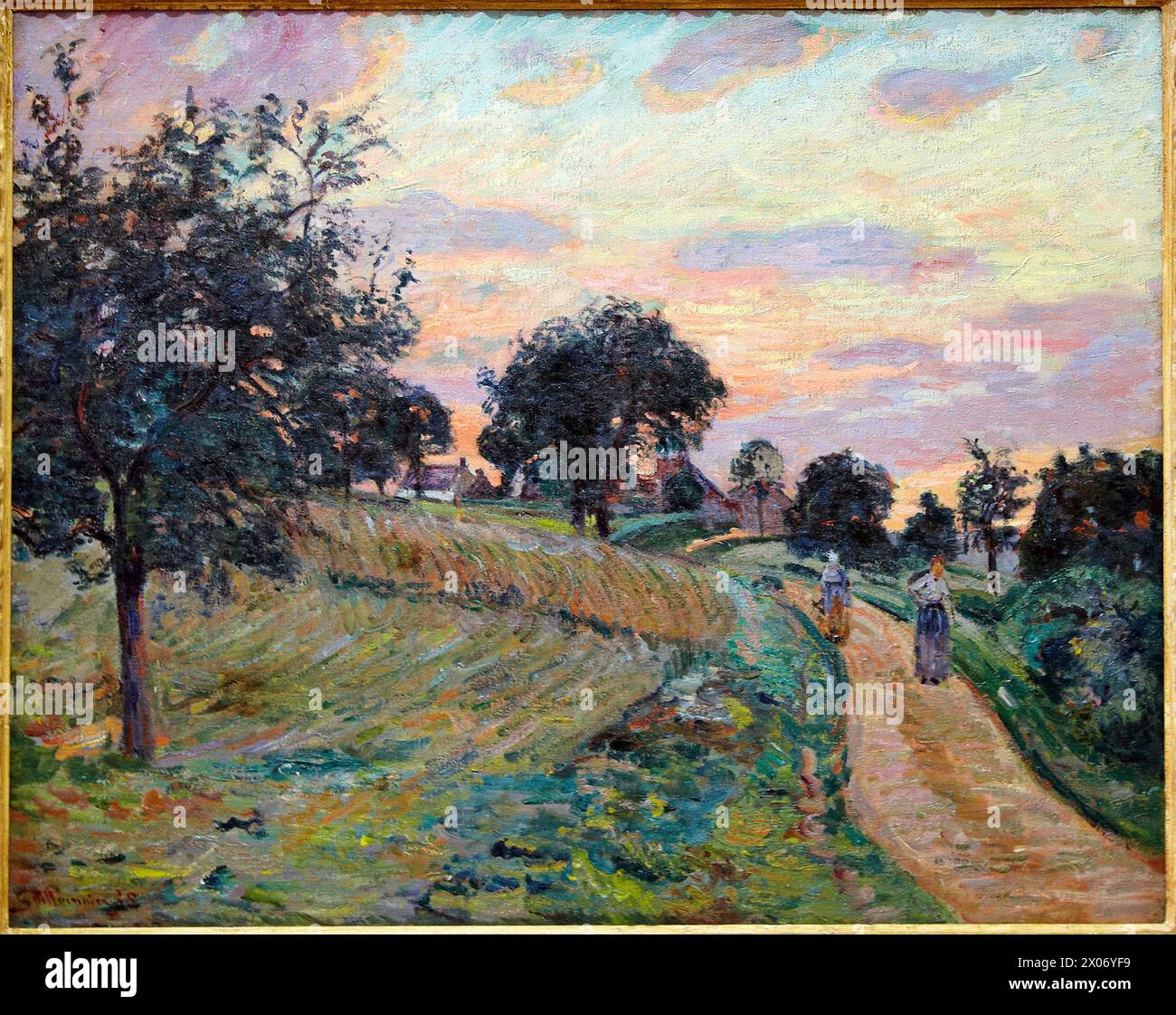 "Road at Damiette", 1885, Armand Guillaumin, Thyssen Bornemisza Museum ...