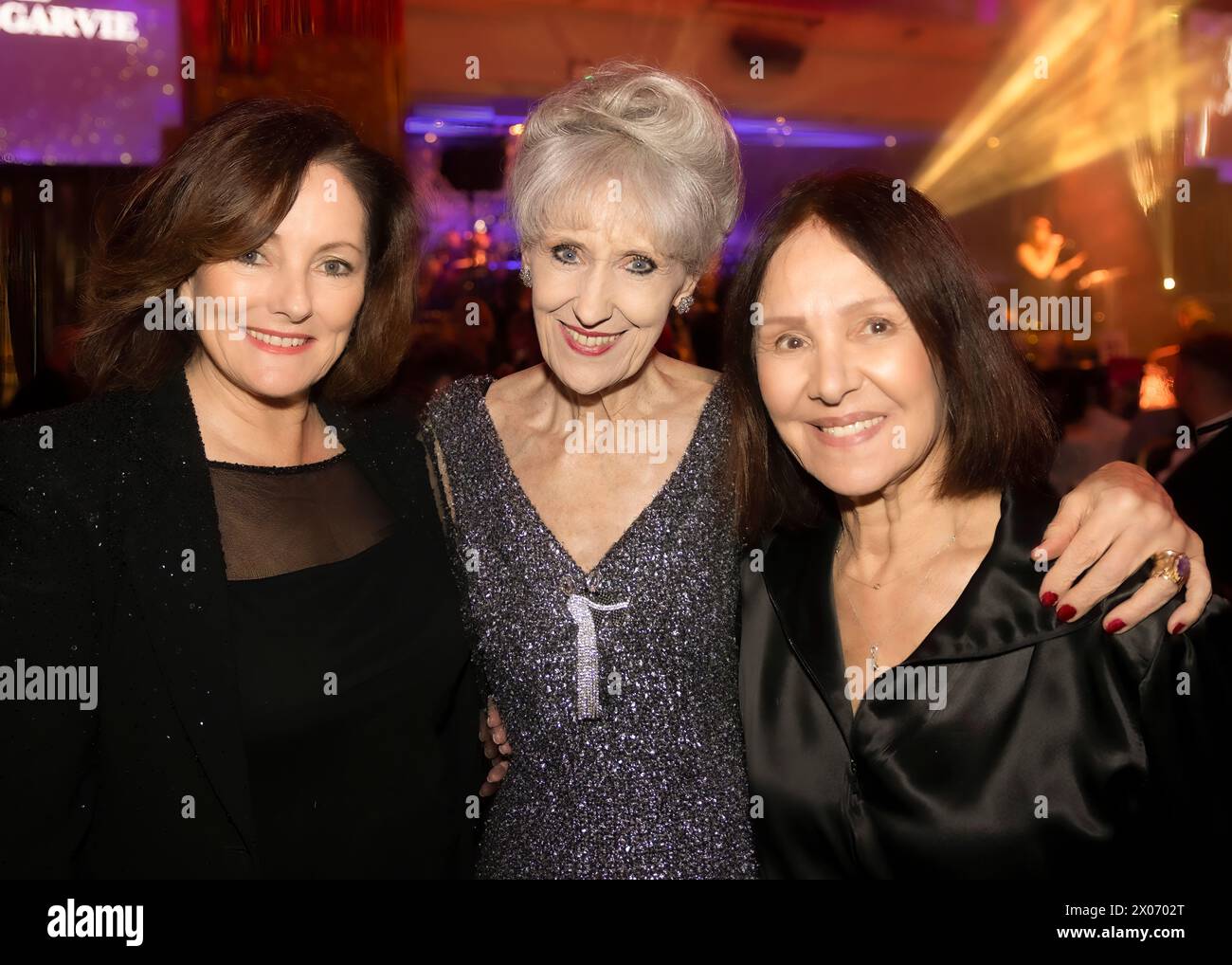 Jacquie Brunges, Anita Dobson and Dame Arlene Phillips at a charity ...