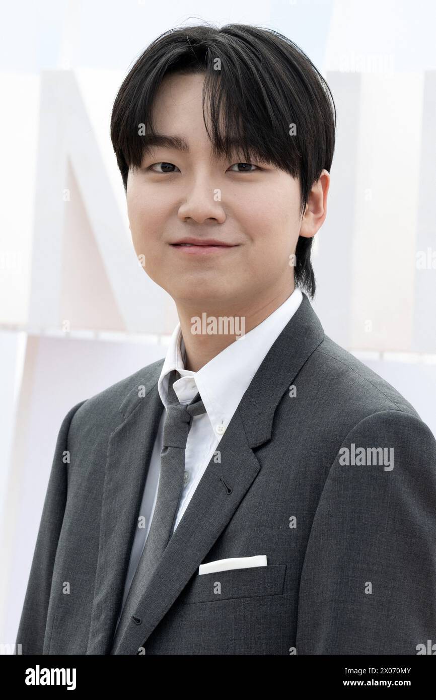 Cannes, France. 10th Apr, 2024. Sung Yoo-bin attends the Pleasant ...