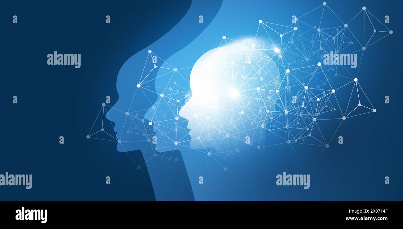 Machine Learning, Artificial Intelligence, Cloud Computing and Networks Design Concept with ...