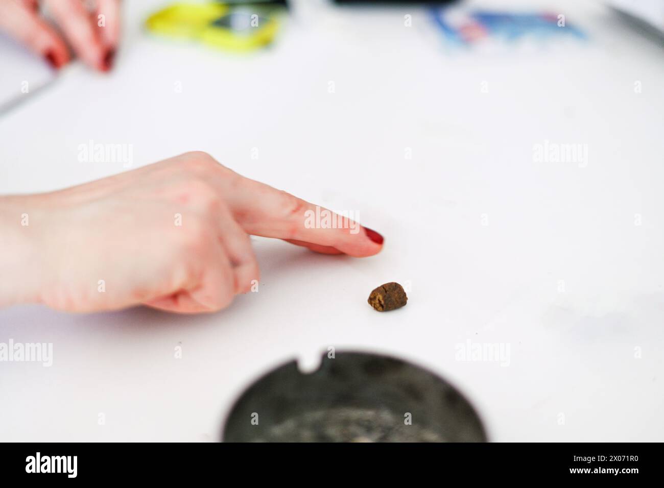 Narcotics drugs on table hi-res stock photography and images - Alamy