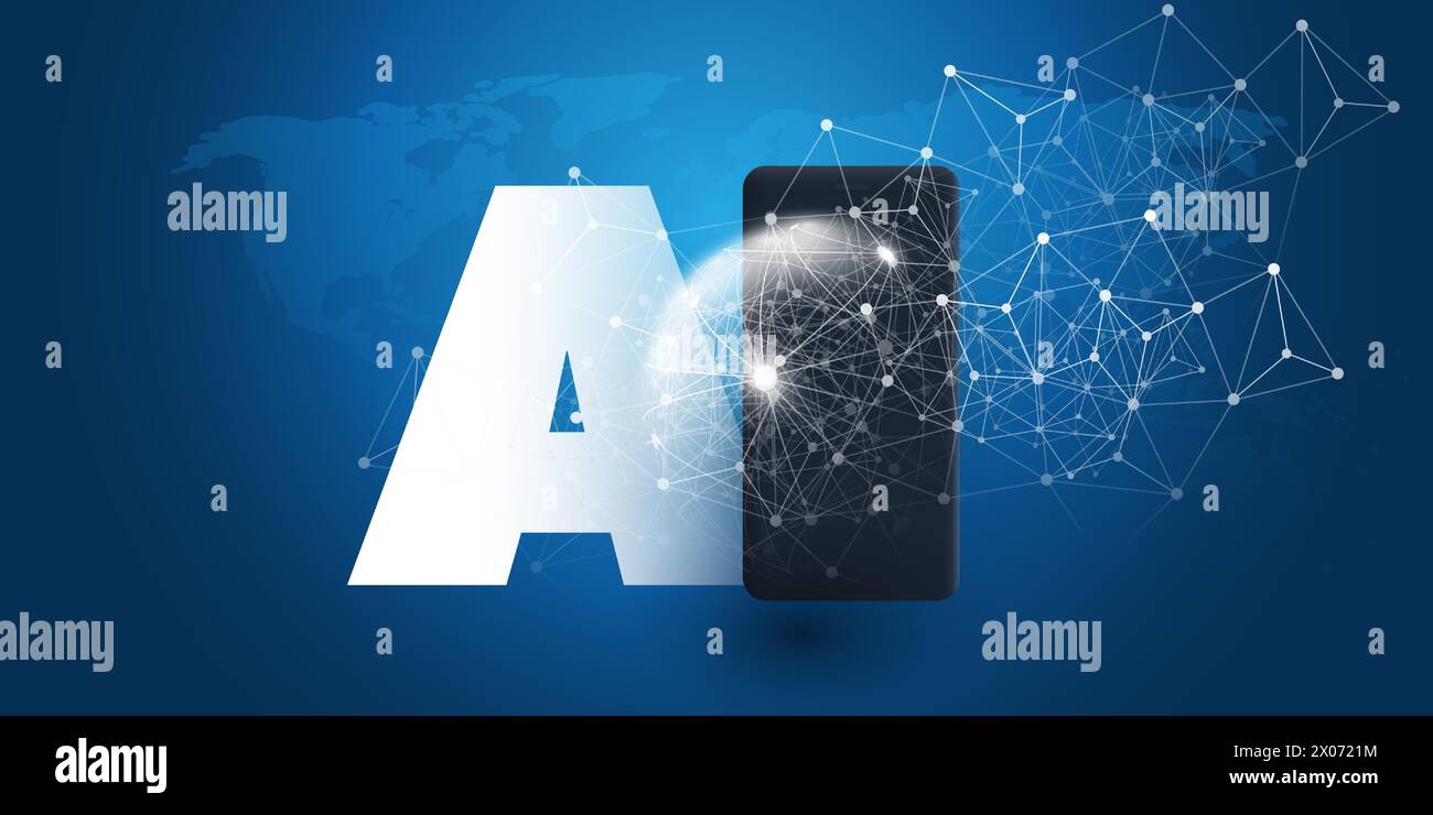 Machine learning phone personal data Stock Vector Images - Alamy