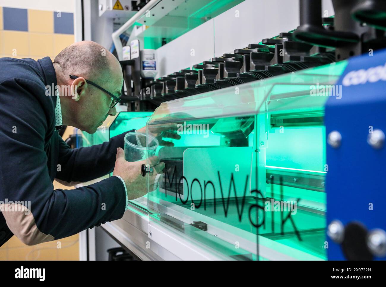 Brno, Czech Republic. 10th Apr, 2024. Pavel Venglar, technical manager ...