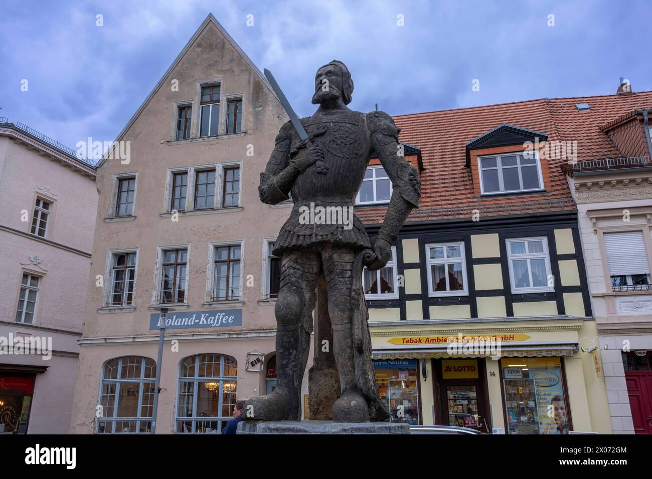 Perleberger Roland auf dem Großen Markt Perleberg Brandenburg ...