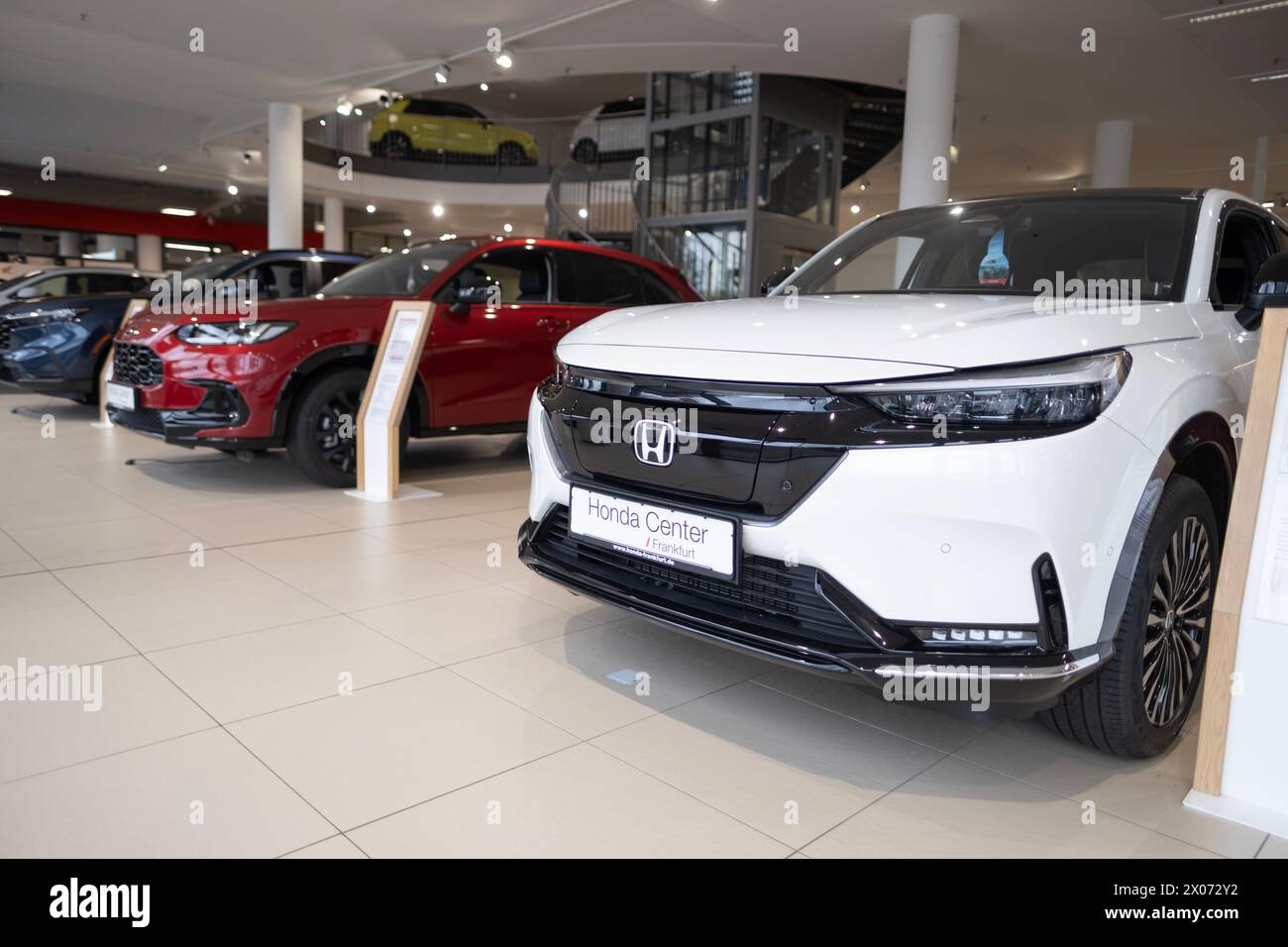 white new Honda e:Ny1 Electric Car, Japanese transnational corporation ...