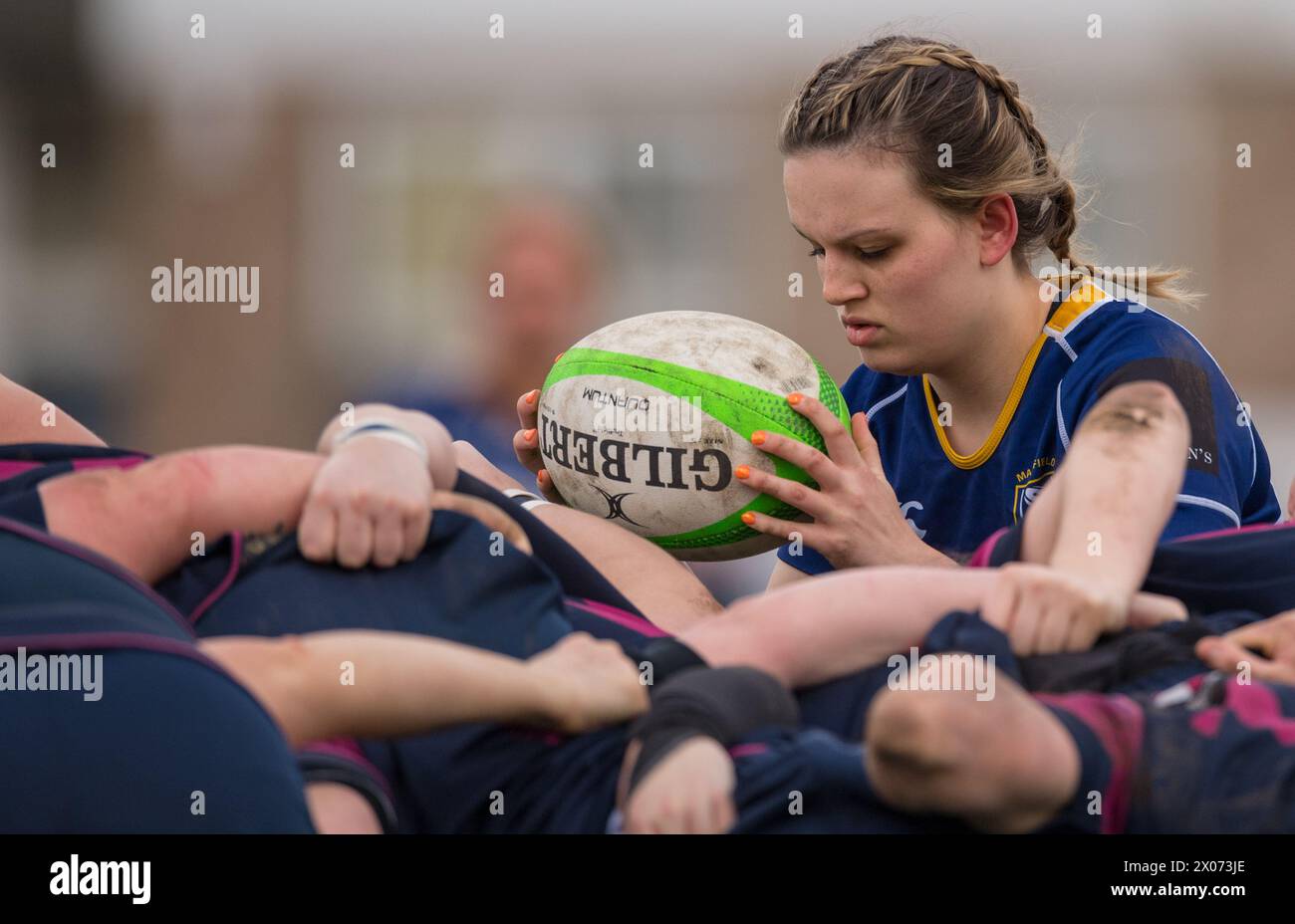 Female rugby game hi-res stock photography and images - Alamy