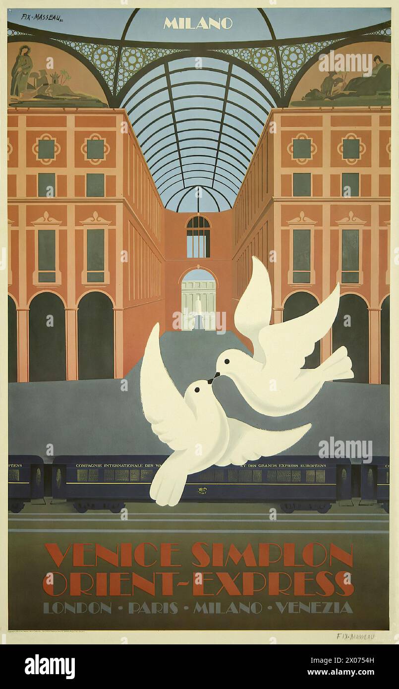 Orient express poster hi-res stock photography and images - Alamy