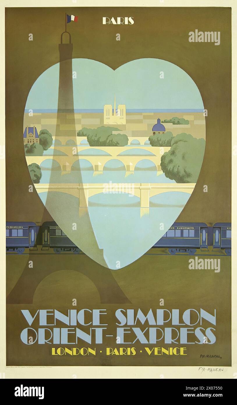 Orient express poster hi-res stock photography and images - Alamy