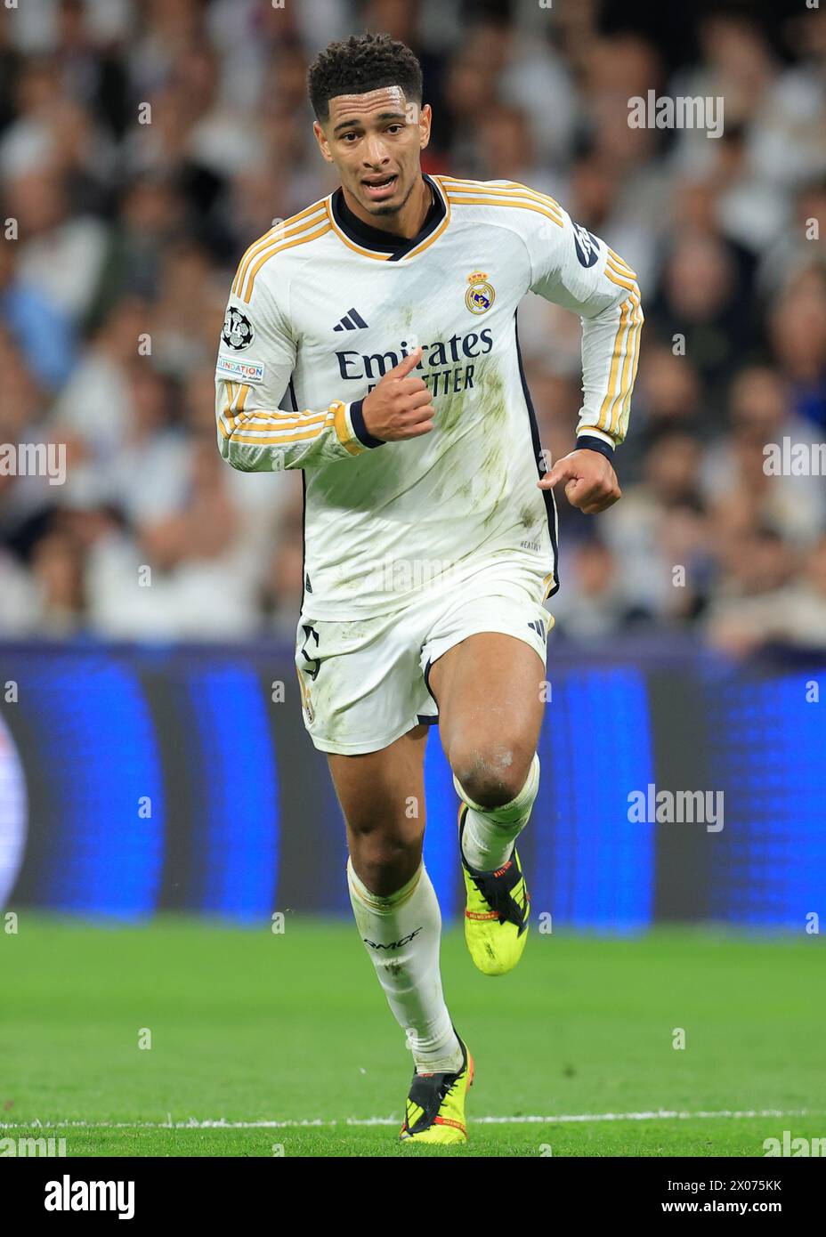 Madrid, Spain. 9th Apr, 2024. Jude Bellingham of Real Madrid during the ...