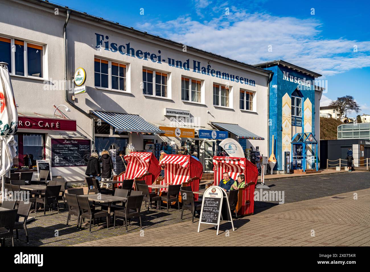 Fischerei- und Hafenmuseum Sassnitz, Insel Ruegen, Mecklenburg ...