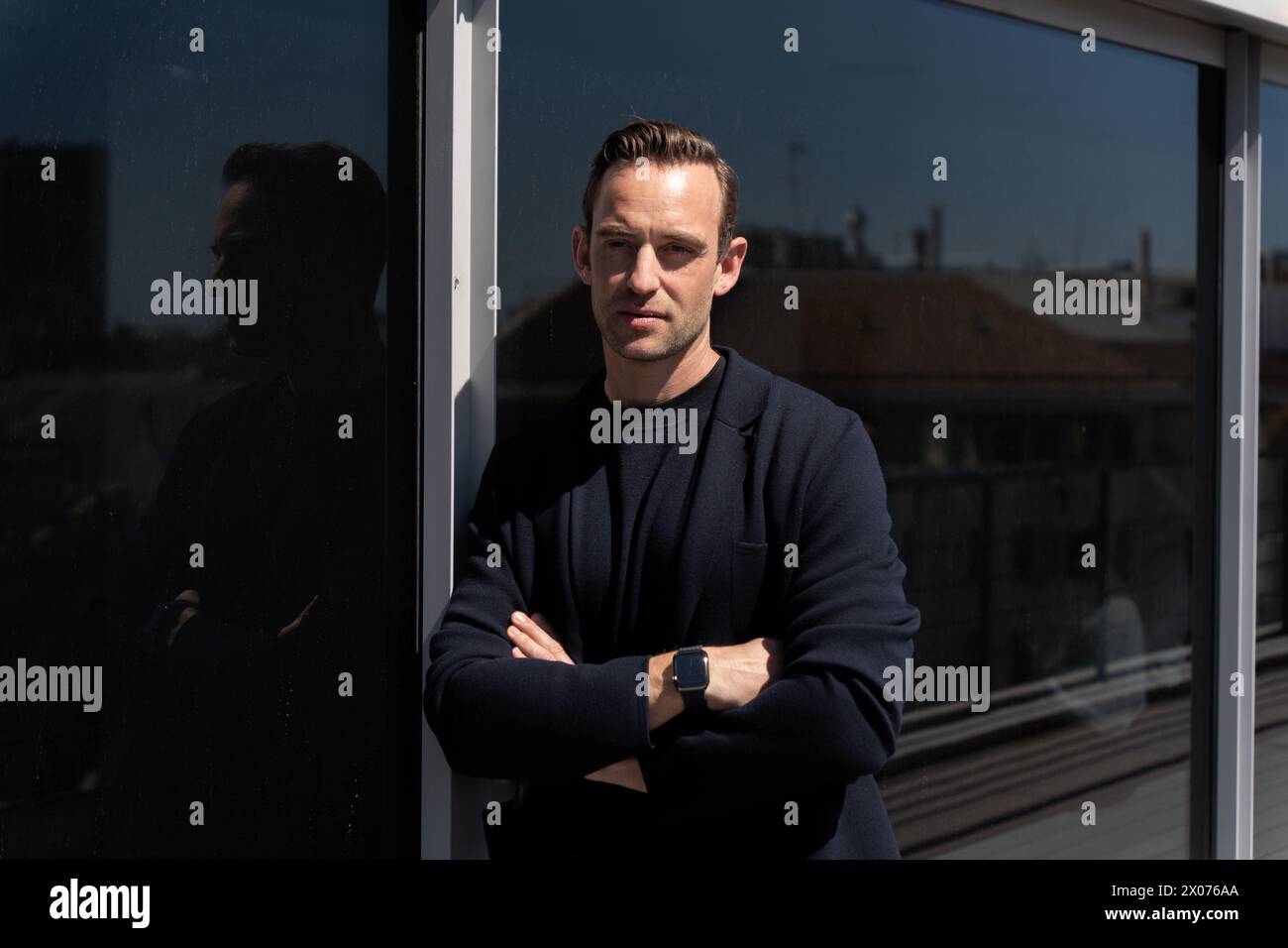 Barcelona, Spain. 10th Apr, 2024. Joel Dicker presenta su nueva novela ...
