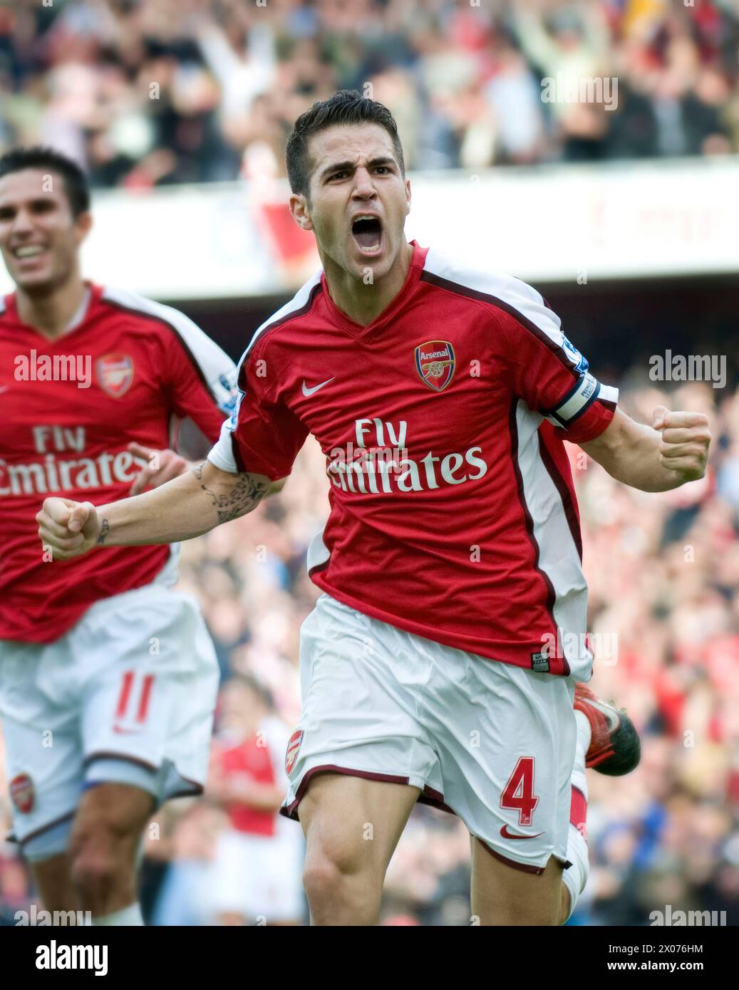 Arsenal v Spurs FA Premier League 31.10.09Fabregas scores Arsenal's ...