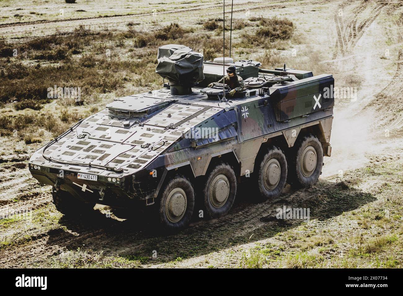 Transportpanzer Boxer, aufgenommen im Rahmen einer Uebung der ...