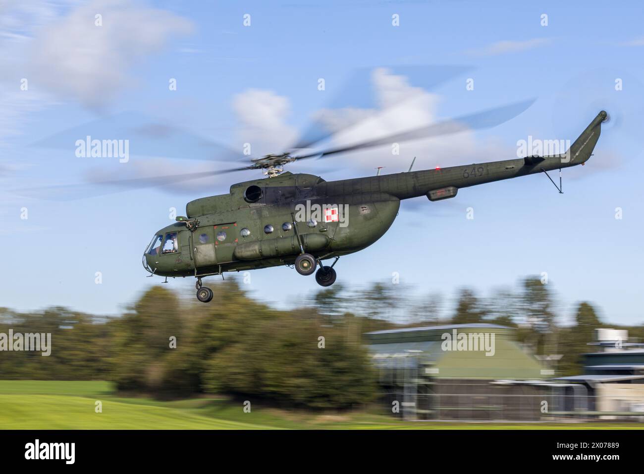 De Wijk november 5 2022: A Polish air force Mil Mi-8 takes off during ...