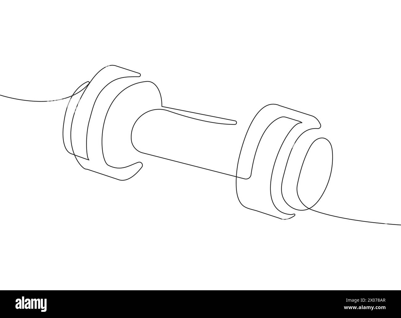 Dumbbells doodle drawing hi-res stock photography and images - Alamy