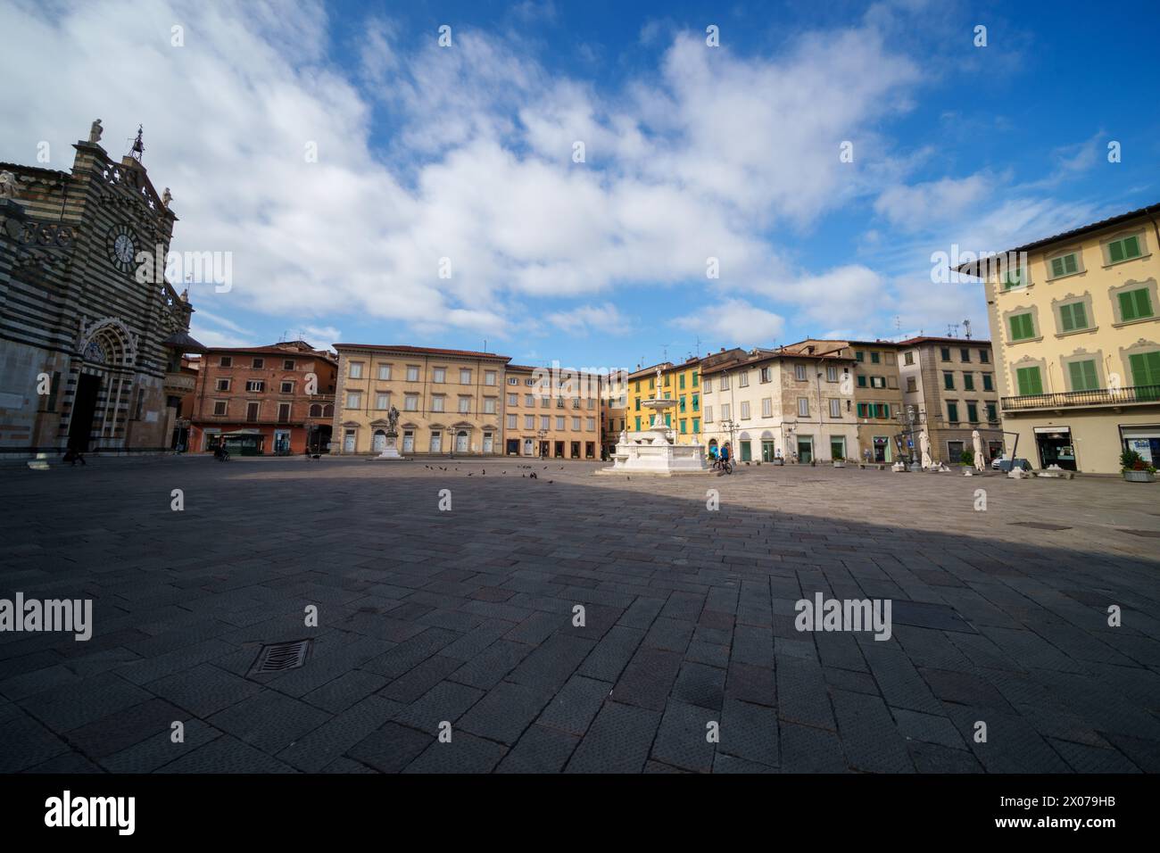 Buildings of Prato, historic city of Tuscany, Italy Stock Photo - Alamy