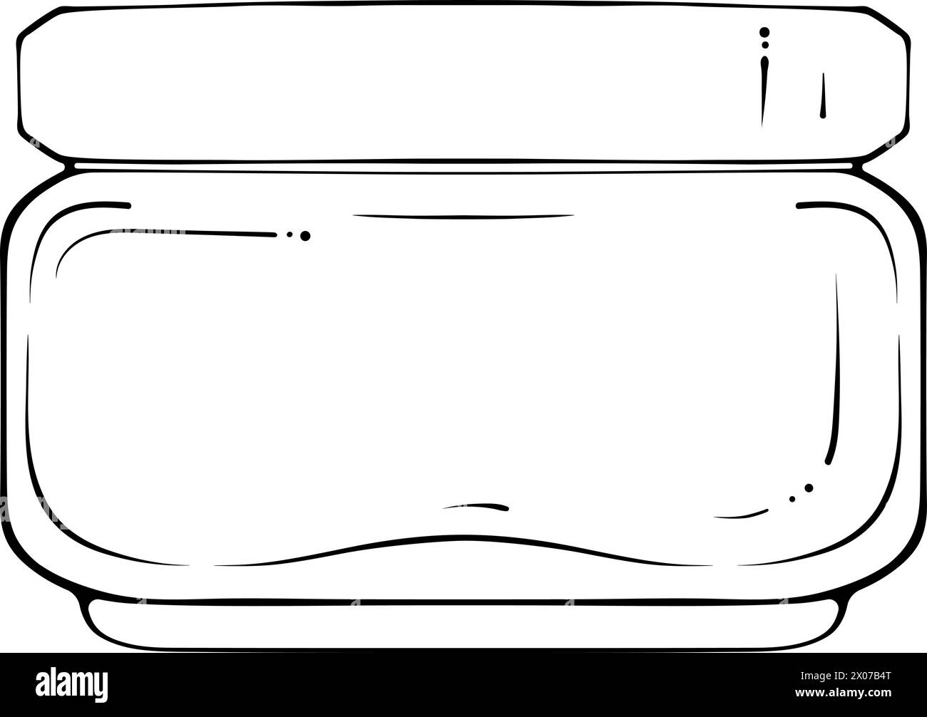 Skin cream jar icon Black and White Stock Photos & Images - Alamy
