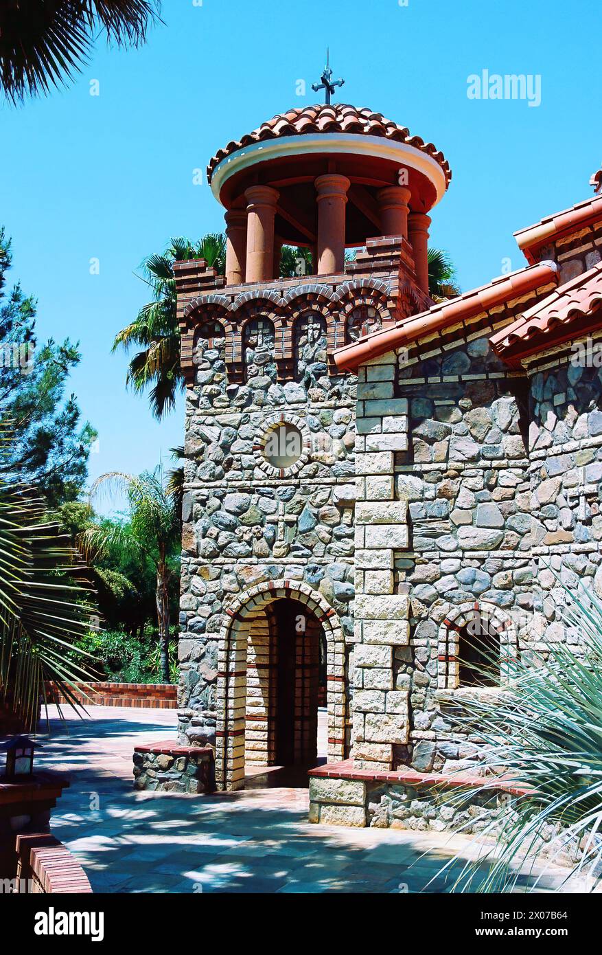 Film image of Greek orthodox chapel at St. Anthony's monastery in ...