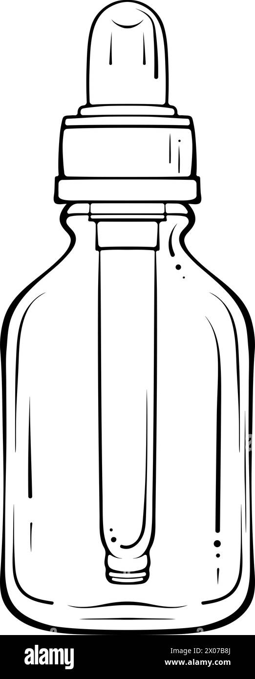 Cartoon dropper icon pipette Stock Vector Images - Alamy