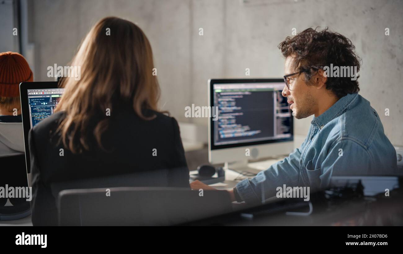 Smart Young Students Studying in University with Diverse Multiethnic ...