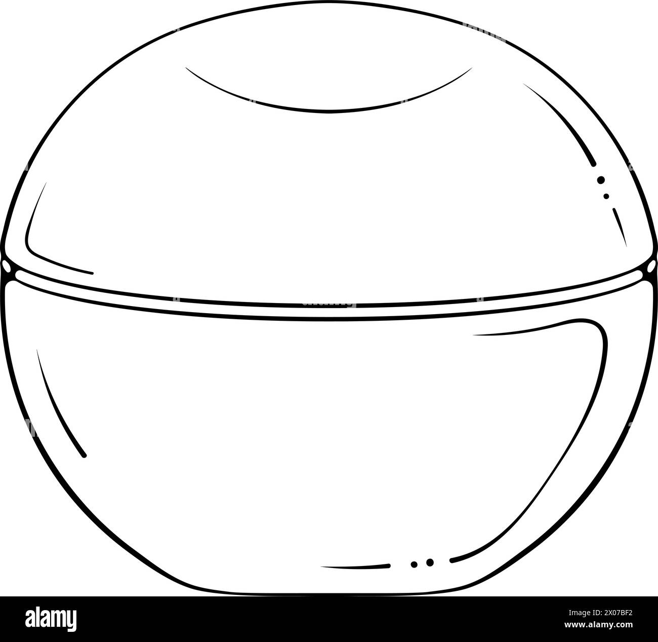Round cream jar line art Stock Vector Image & Art - Alamy