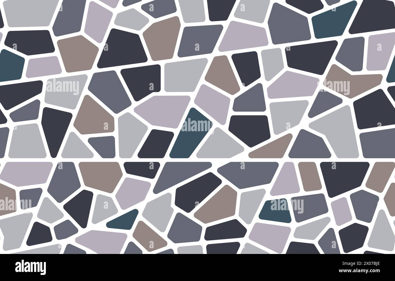 Mosaic stone tile floor seamless pattern background or terrazzo ...
