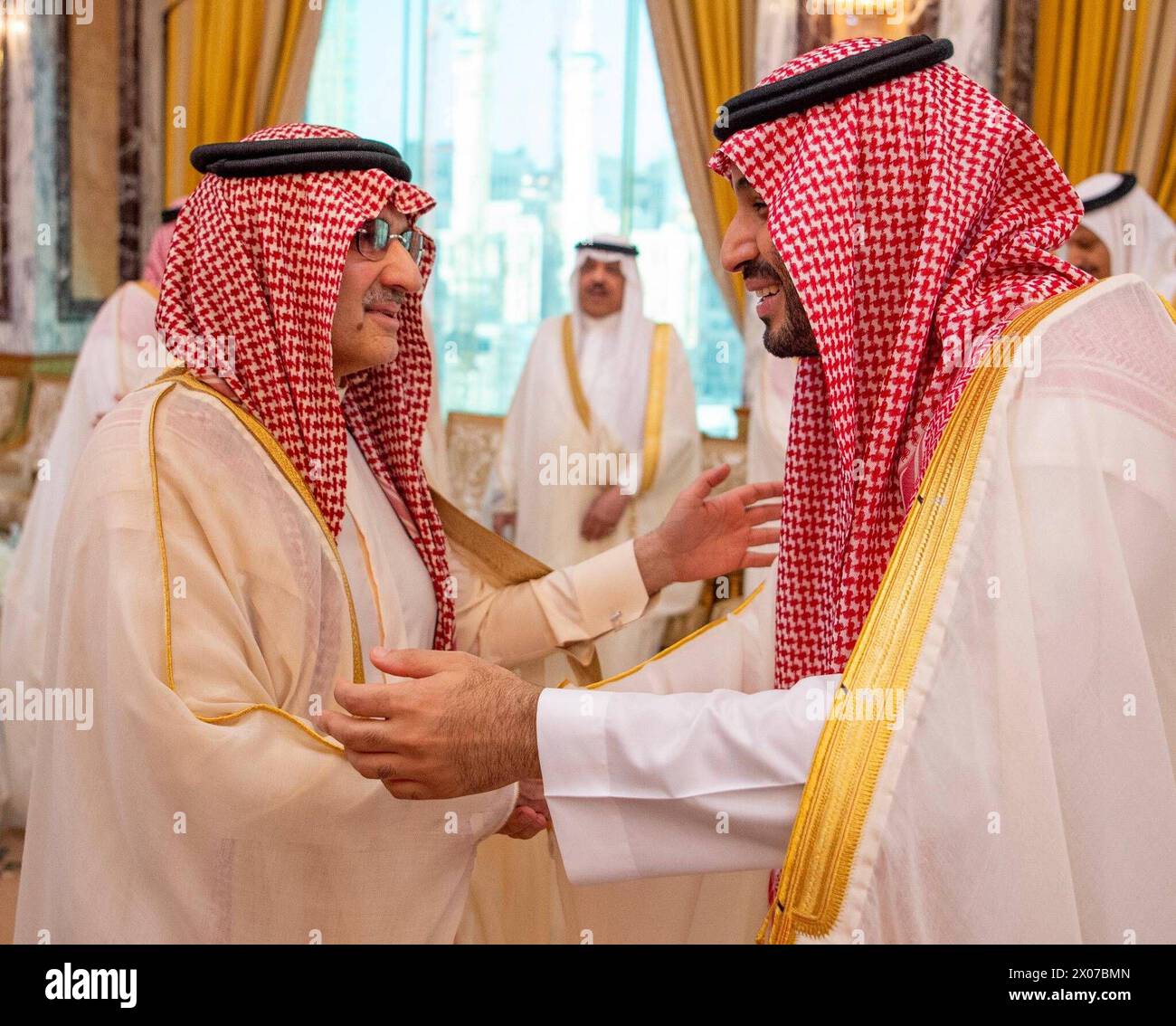 Saudi Crown Prince Mohammed bin Salman bin Abdulaziz Al Saud performs ...